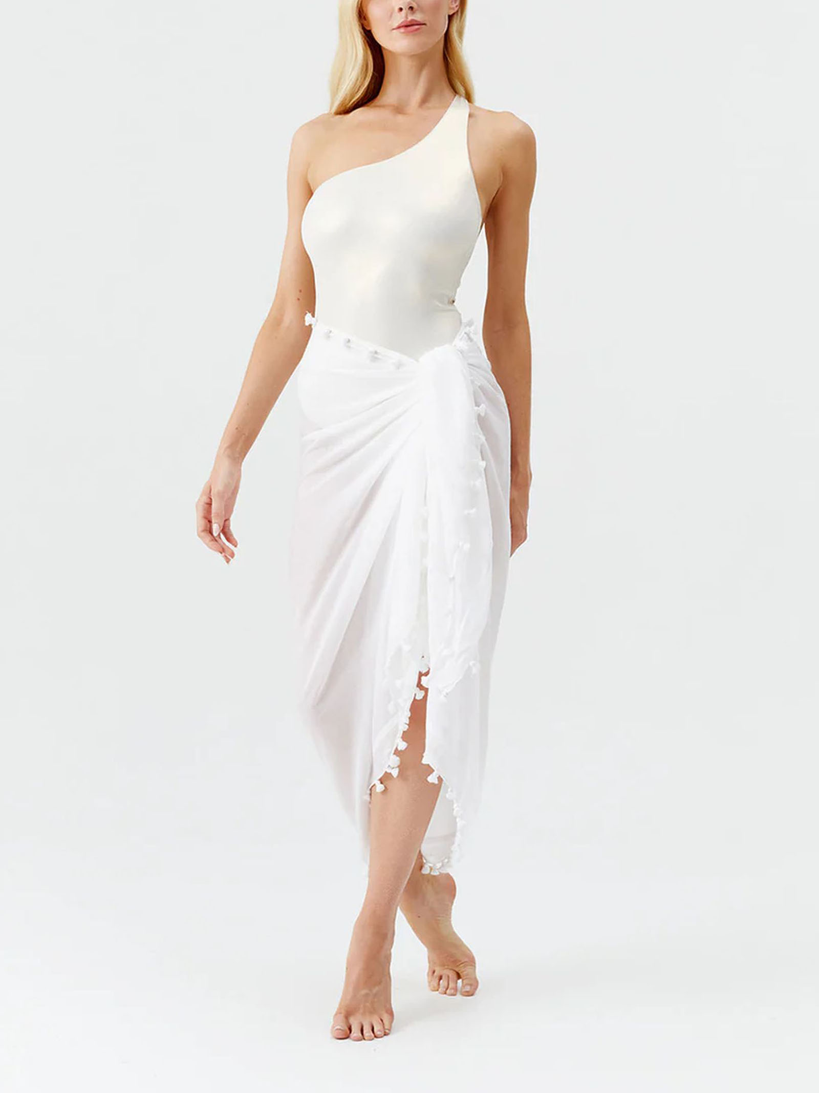 Pareo white - MELISSA ODABASH - Mariodannashop